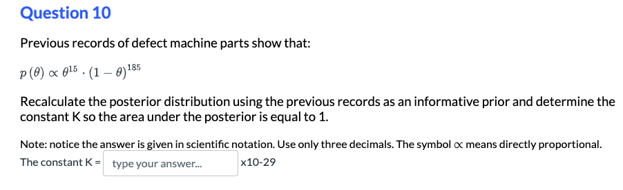 Solved Previous records of defect machine parts show that: | Chegg.com