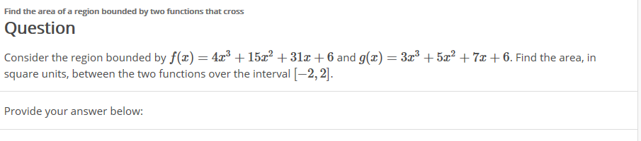 Solved Consider the region bounded | Chegg.com