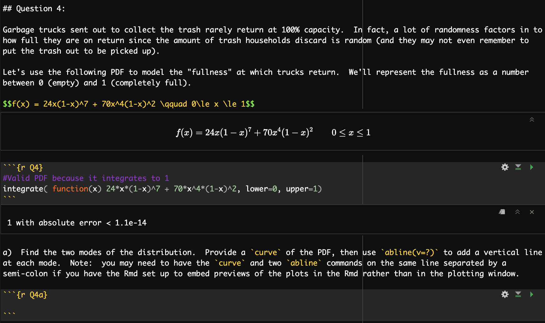 Solved Garbage trucks sent out to collect the trash rarely | Chegg.com