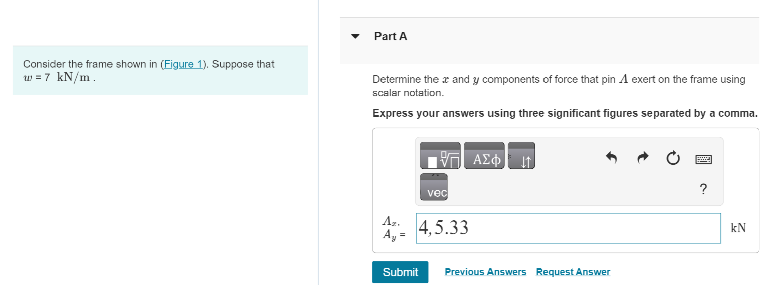 Solved Figure 1 of 1Consider the frame shown in Suppose that | Chegg.com