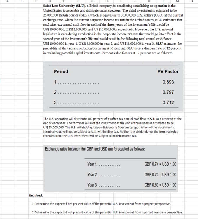 Solved 1. ﻿Determine the expected net present value of the | Chegg.com