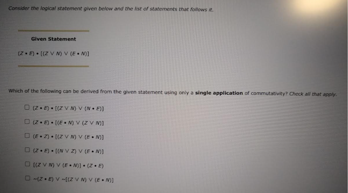 Solved 2. Rules of Replacement - Commutativity (Com) Whereas | Chegg.com