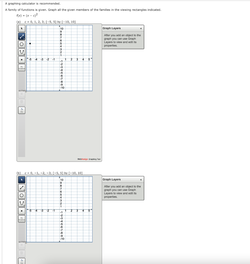Solved A graphing calculator is recommended. A family of | Chegg.com