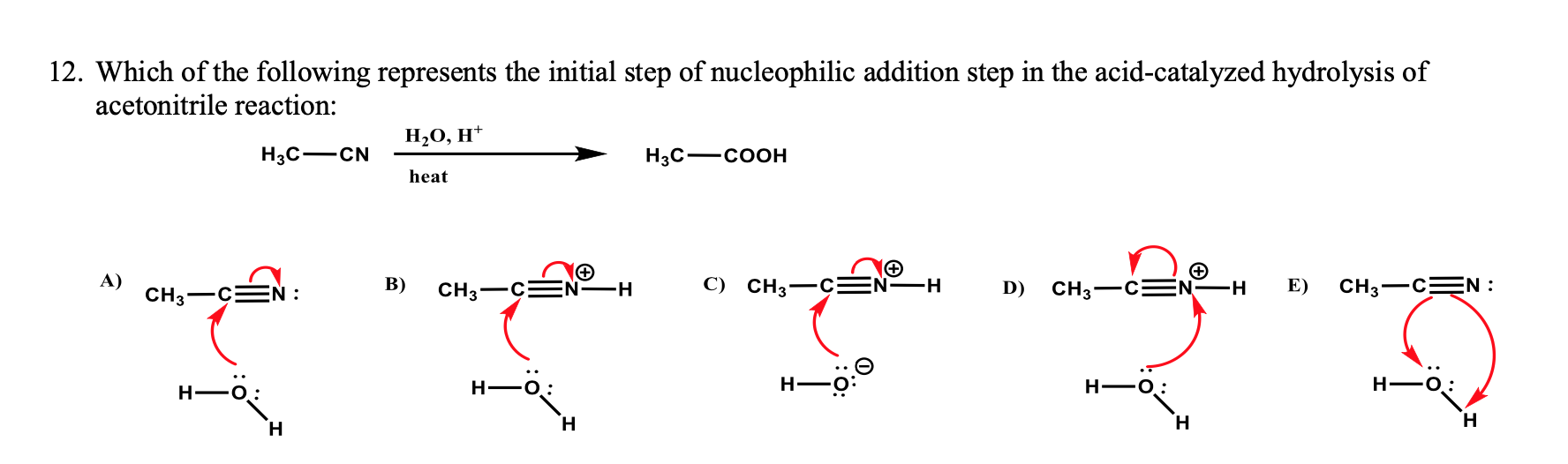 Solved 2. Which of the following represents the initial step | Chegg.com