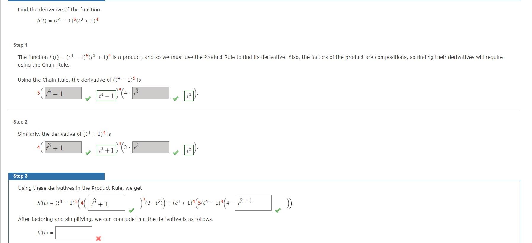 Solved Find the derivative of the function. | Chegg.com