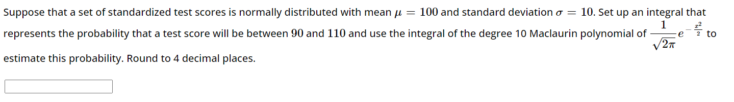 Solved Suppose that a set of standardized test scores is | Chegg.com