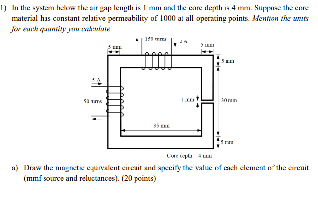 Solved b) Calculate the magnetic flux (φ) passing through | Chegg.com