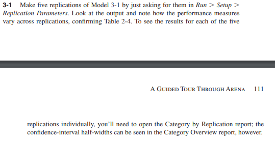 Solved 3 1 Make Five Replications Of Model 3 1 By Just