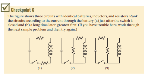 Solved The figure shows three circuits with identical | Chegg.com