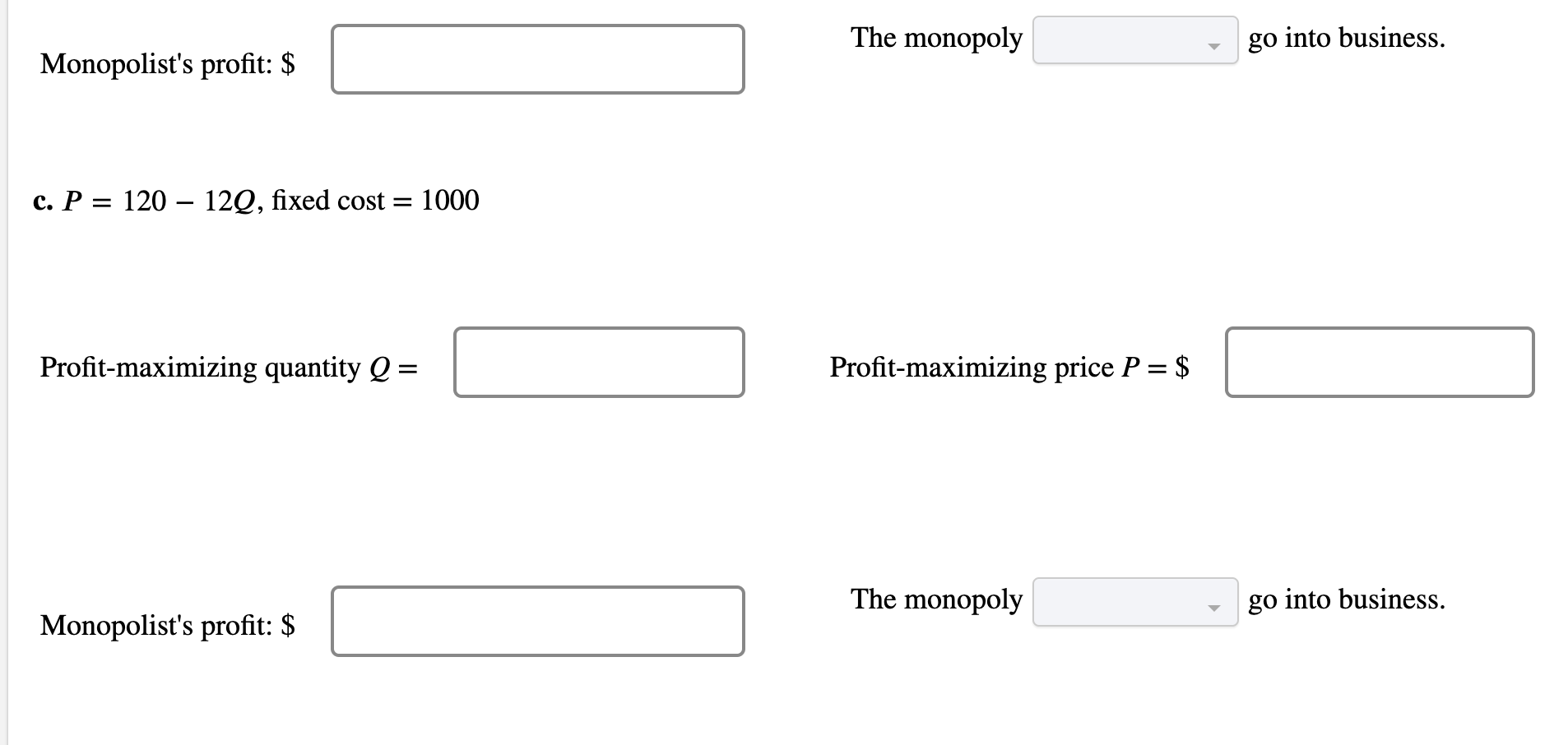 Solved Earlier we mentioned the special case of a monopoly | Chegg.com Solved Earlier we mentioned the special case of a monopoly | Chegg.com