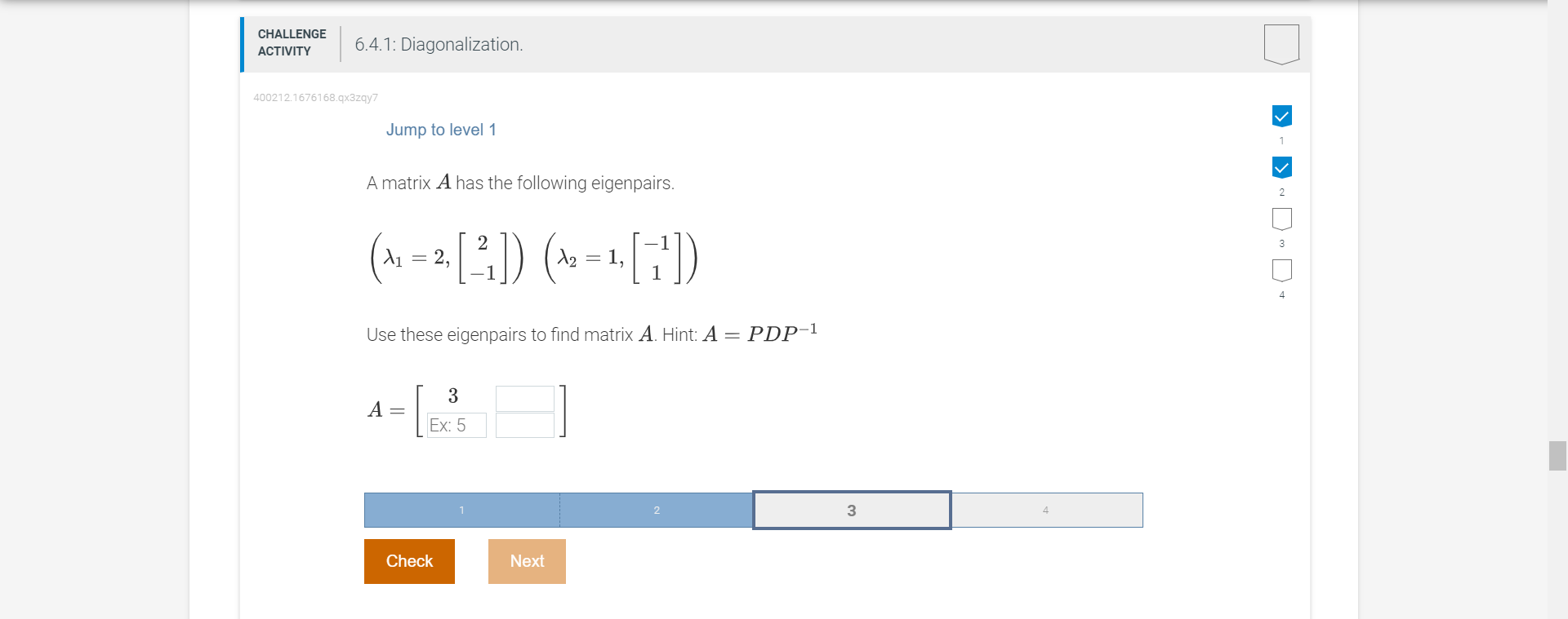 Solved CHALLENGE ACTIVITY 400212.1676168.qx3zqy7 6.4.1: | Chegg.com