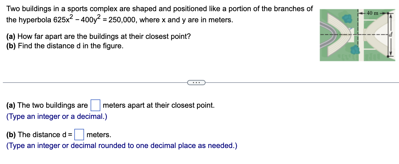 Solved Two buildings in a sports complex are shaped and | Chegg.com