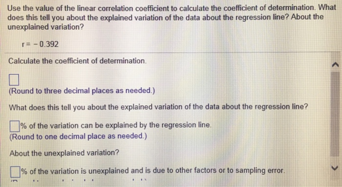 Solved Use the value of the linear correlation coefficient | Chegg.com
