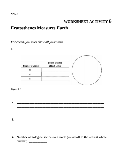 Solved ACTIVITY 6 Eratosthenes Measures Earth In trying to | Chegg.com