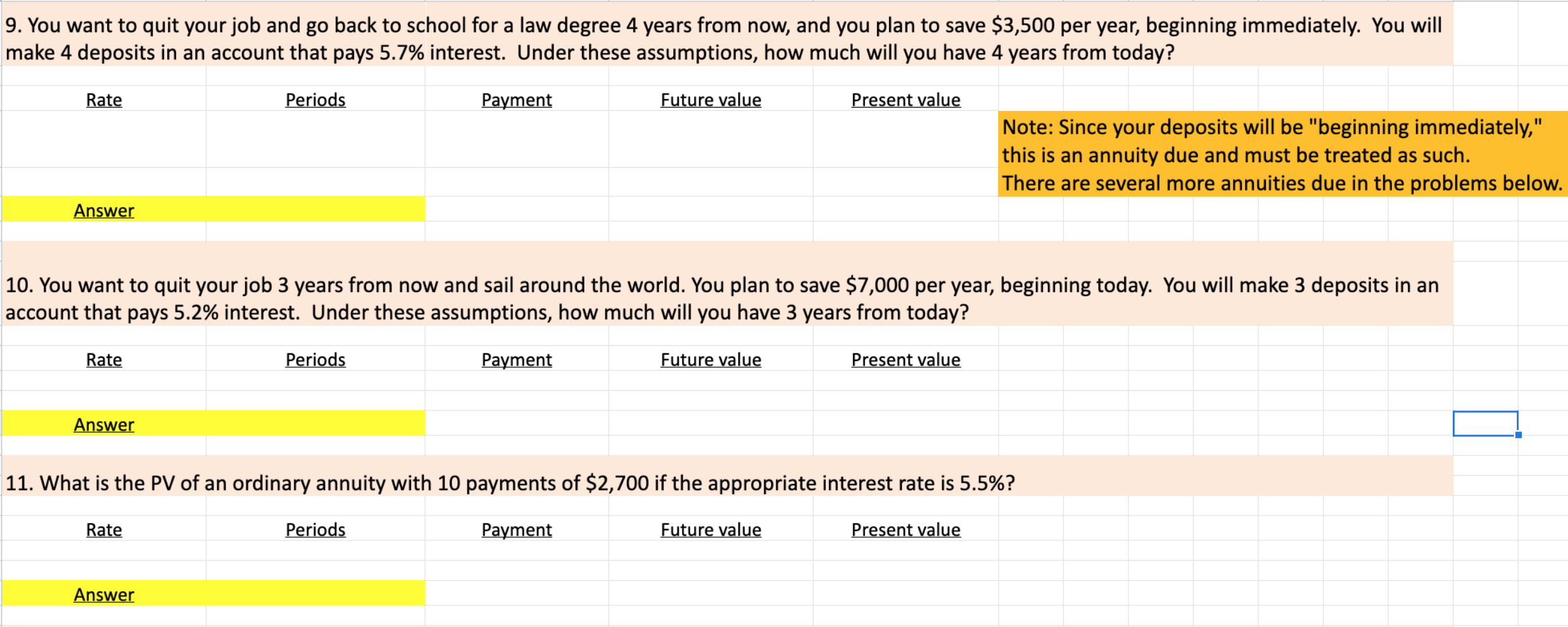 Solved Can someone show me the correct excel formula to | Chegg.com