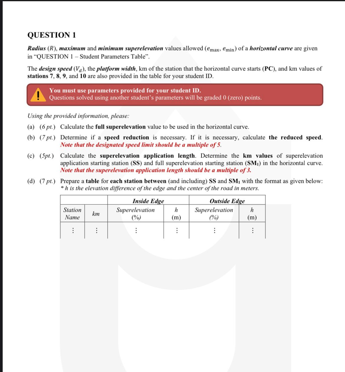 Solved parameters are Vd:85 R(m):400 emax%:8.0 emin%:3 | Chegg.com