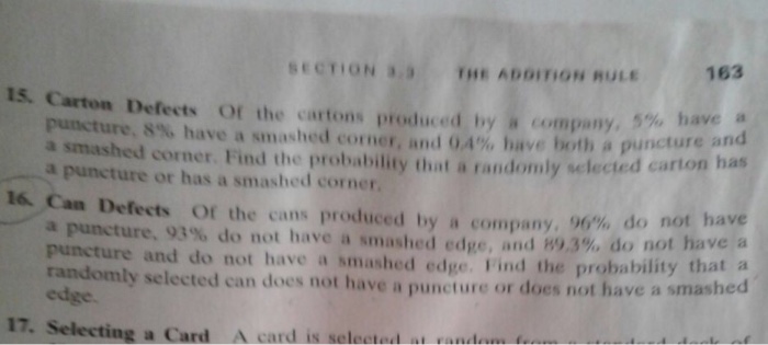 Solved Carton Defects Of the cartons produced by a company | Chegg.com
