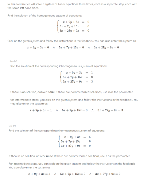 Solved In this exercise we will solve a system of linear | Chegg.com
