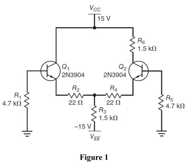 PROCEDURE Tail Current and Base Currents 1. Measure | Chegg.com