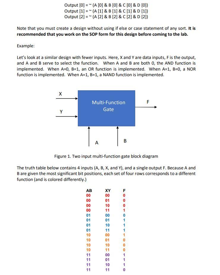 Objective: To design and build a Multiple-Input | Chegg.com
