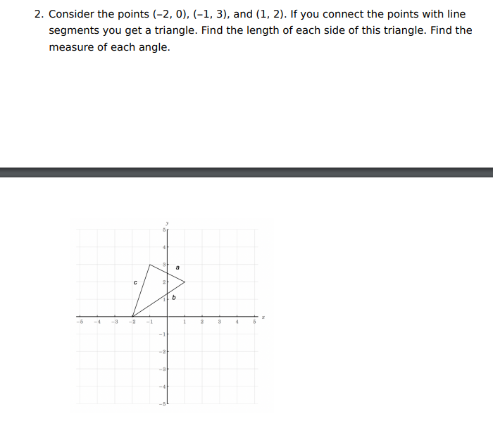 Consider the points (-2,0),(-1,3), ﻿and (1,2). If | Chegg.com