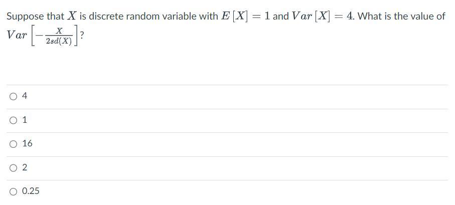 Solved Suppose that X is discrete random variable with | Chegg.com