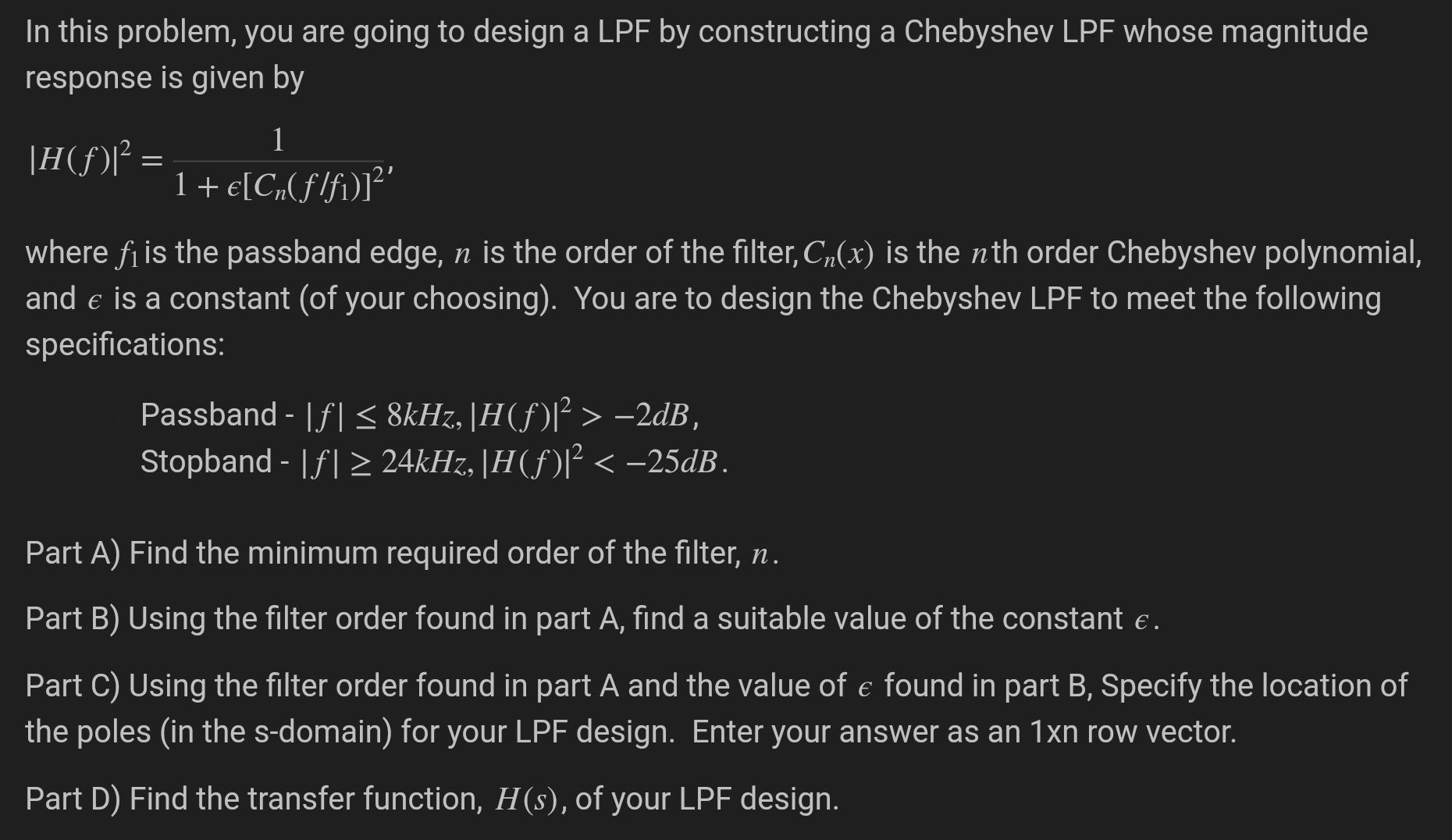 Solved by an EXPERT [Hint:part A: n ﻿should round up to 3. ﻿part B: | Chegg.com