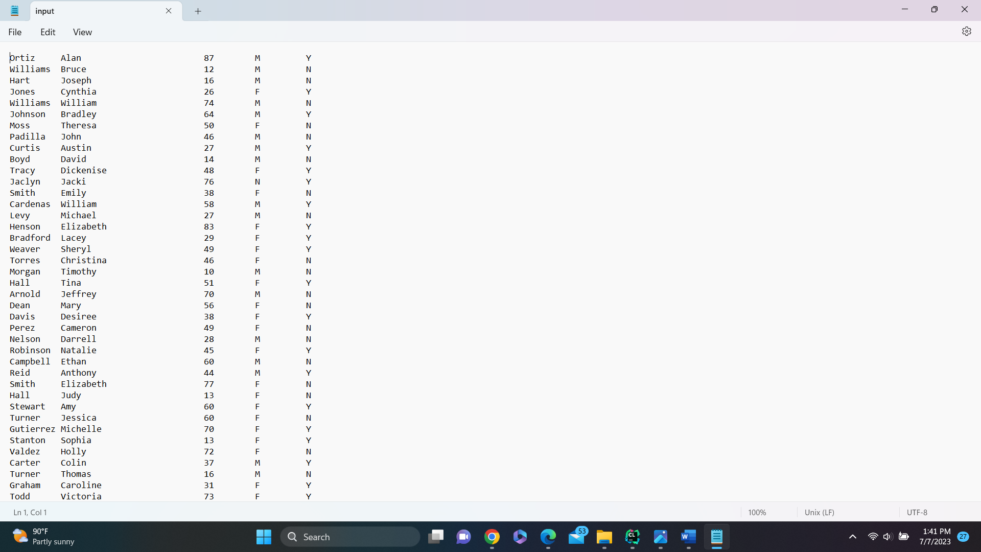 Solved Based on the instructions given can you help me print | Chegg.com