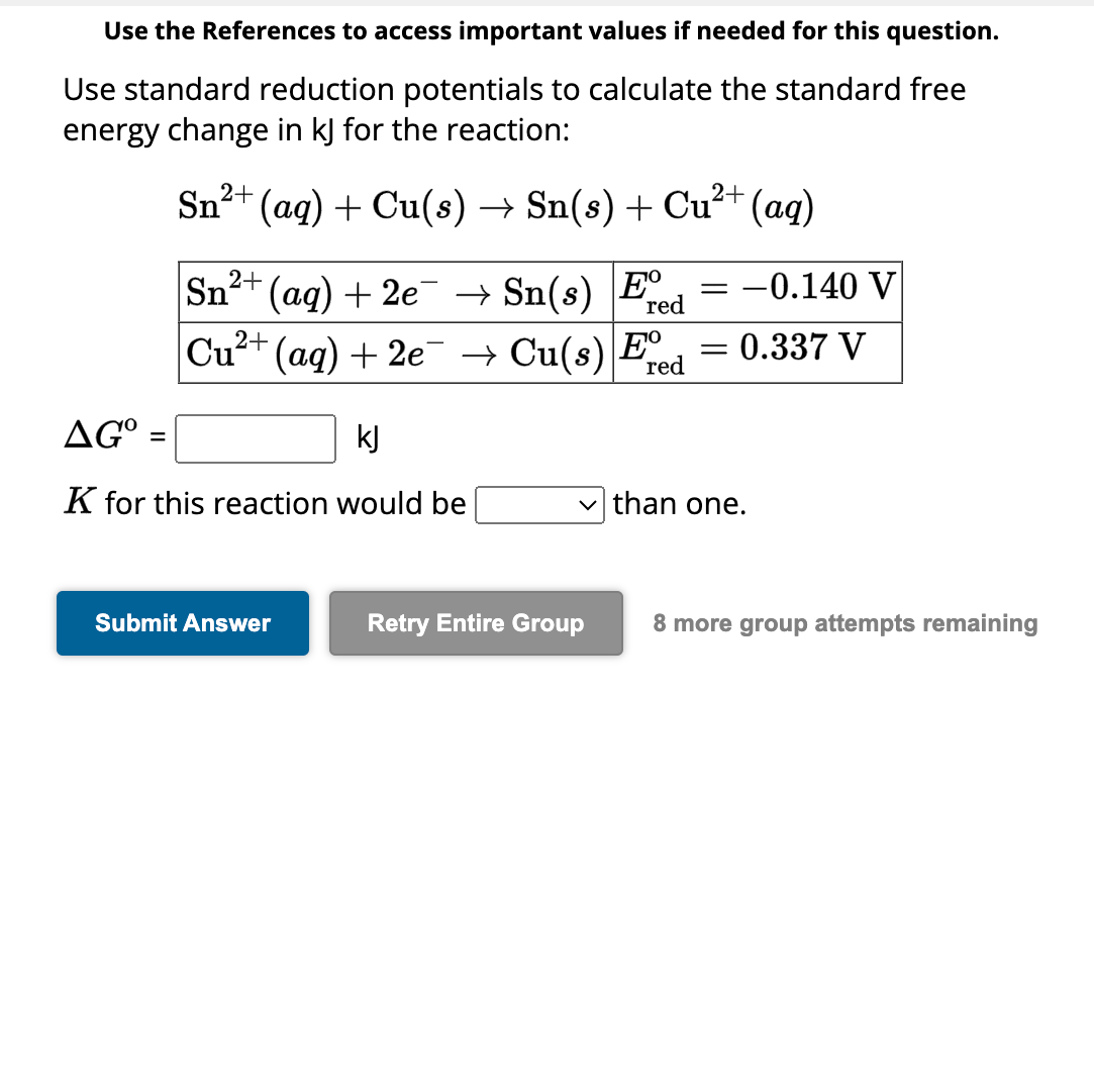 Solved Use the References to access important values if | Chegg.com