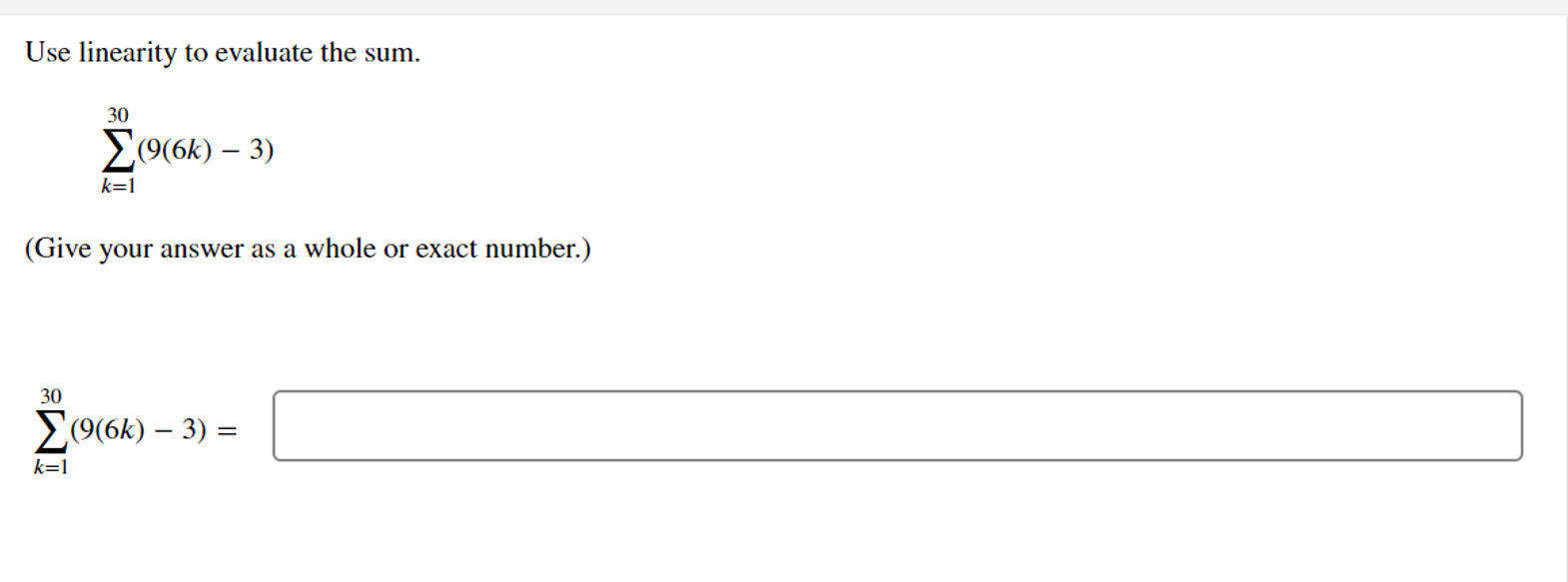 Solved Use linearity to evaluate the | Chegg.com