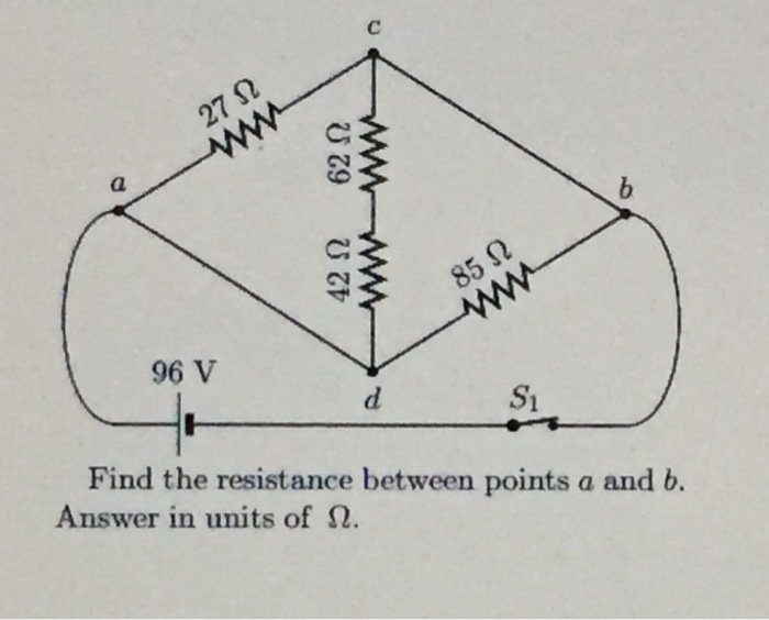 Solved Four resistors are connected as shown in the figure. | Chegg.com