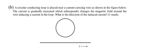 Solved Question IS9 (a) A bar magnet is moved towards a | Chegg.com