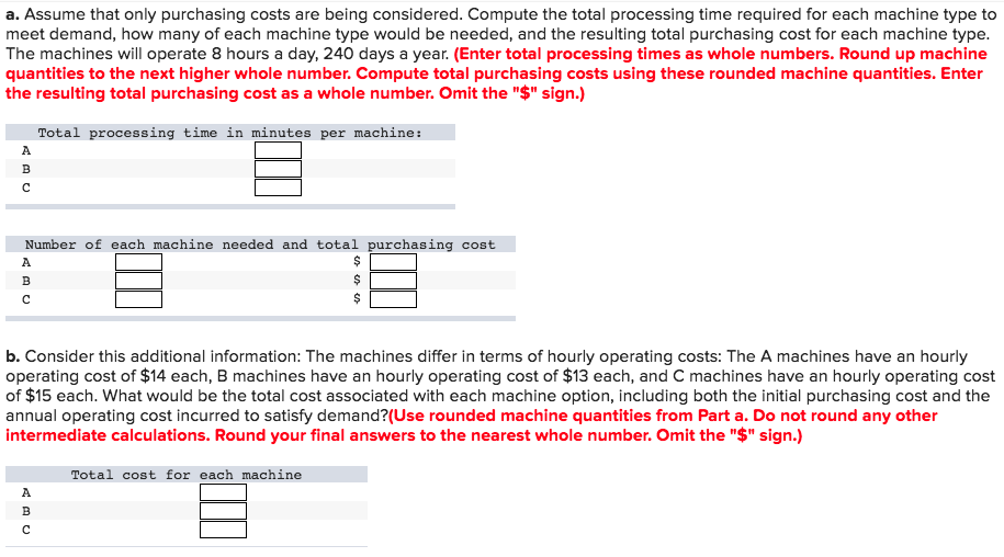 Solved A manager must decide which type of machine to buy, | Chegg.com