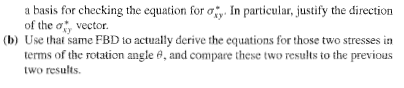 2.3. (a) Justify the free body diagram (FBD) in Fig. | Chegg.com