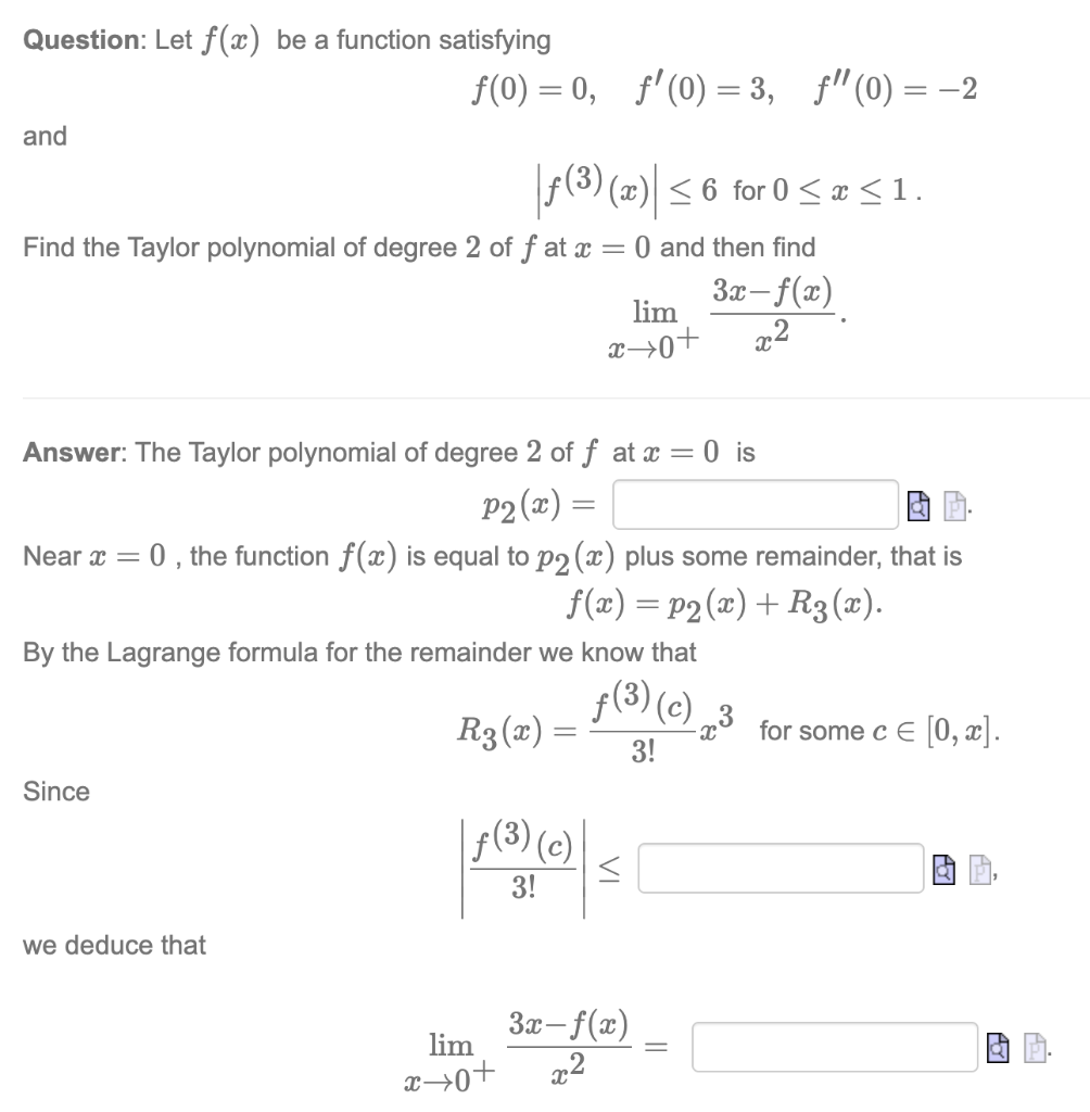 Solved Question Let F X Be A Function Satisfying