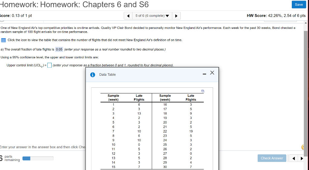 Solved Homework Homework Chapters 6 And S6 Save Score