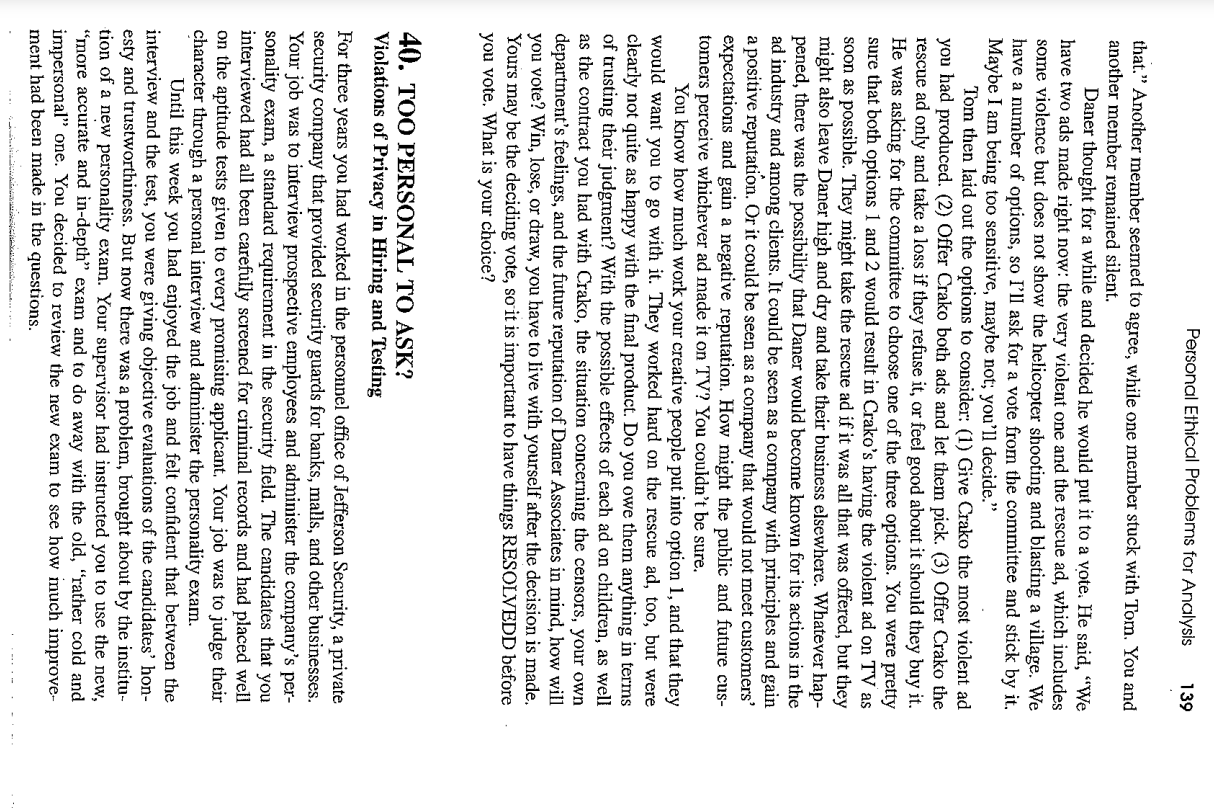 Solved I want you to apply the RESOLVEDD strategy to the | Chegg.com