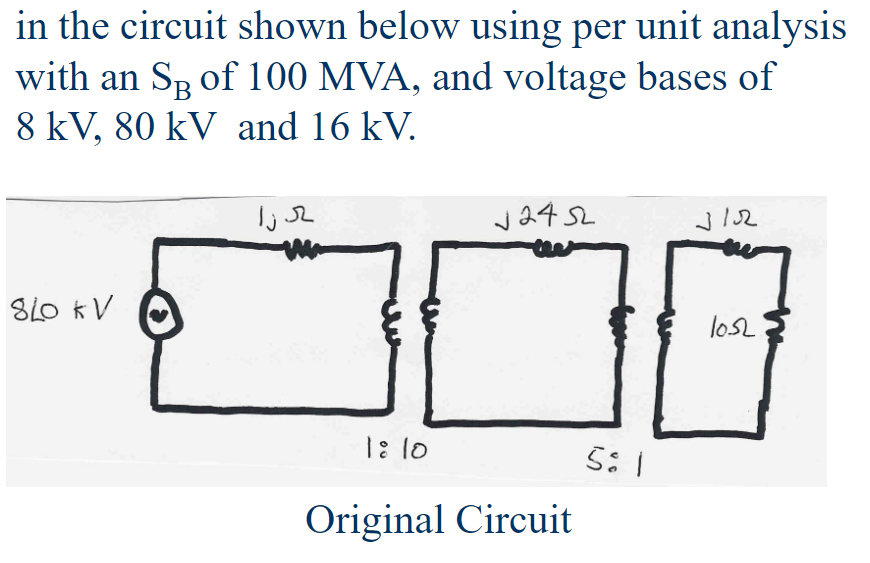 Solved Rework the per unit example of slide 22 of Lecture | Chegg.com