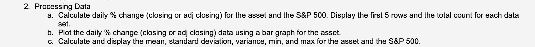 Solved The goal of this project is to import data from an | Chegg.com