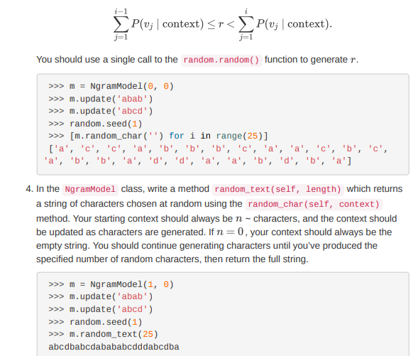 Solved Part 0: Generating N-Grams Write a function ngrams(n, | Chegg.com