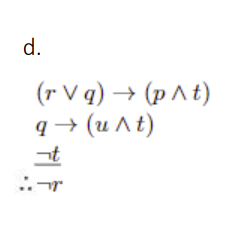 Solved Use the rules of inference studied in class to deduce | Chegg.com