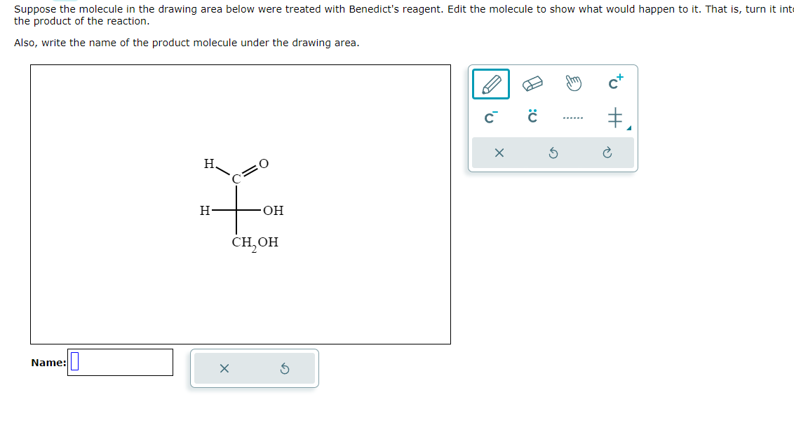 Solved Suppose the molecule in the drawing area below were | Chegg.com Solved Suppose the molecule in the drawing area below were | Chegg.com