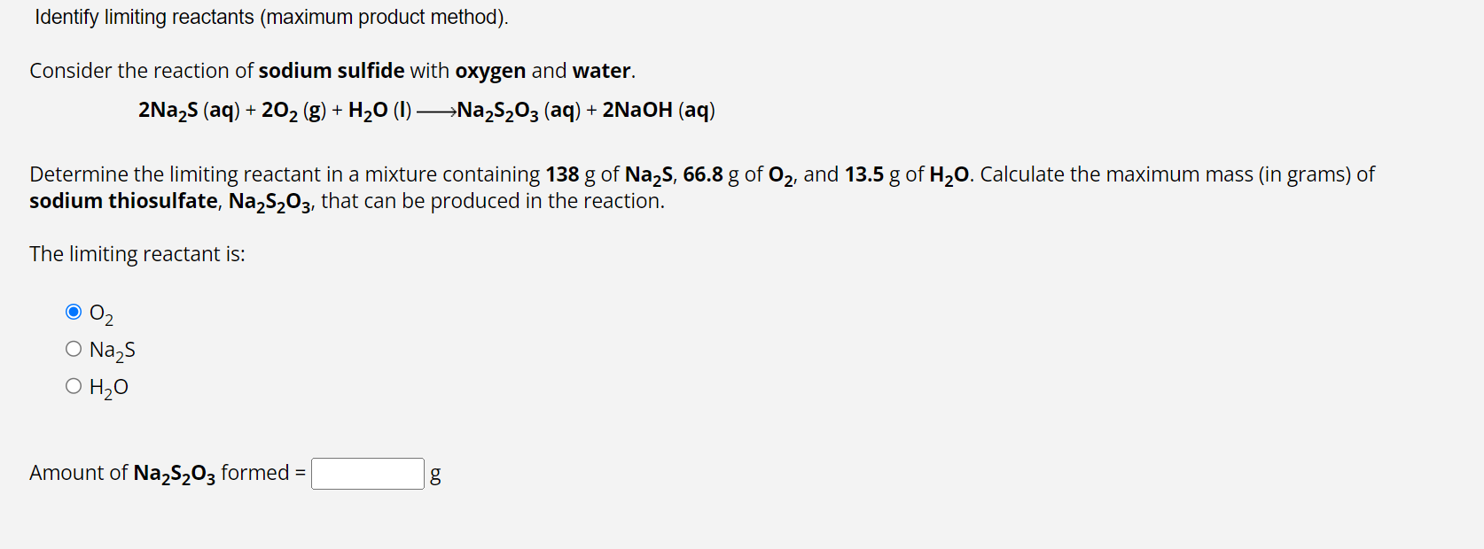 Solved Identify limiting reactants (maximum product method). | Chegg.com