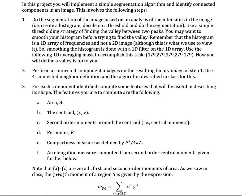 In this project you will implement a simple | Chegg.com