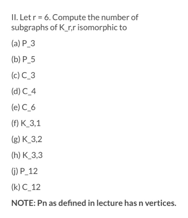 graph theory prob. Cn is cycle, Pn is | Chegg.com