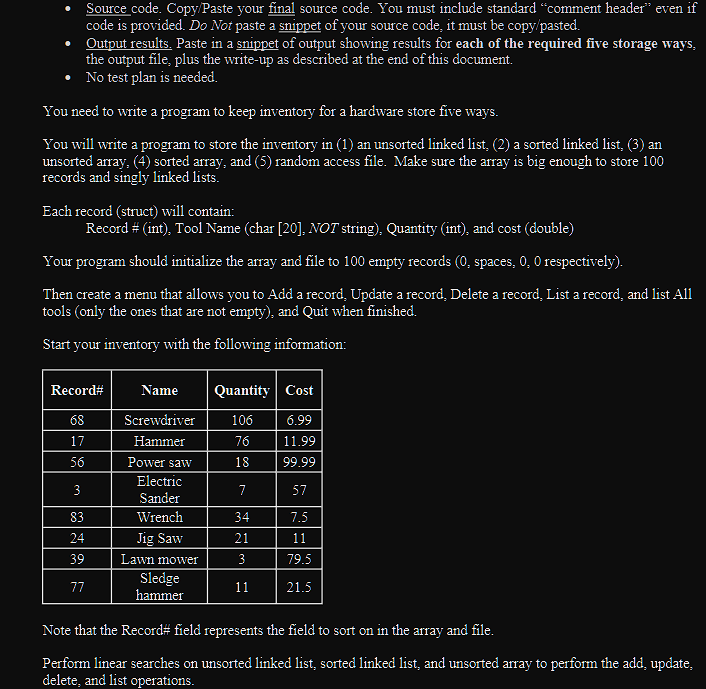 Solved - Source code. Copy/Paste your final source code. You | Chegg.com