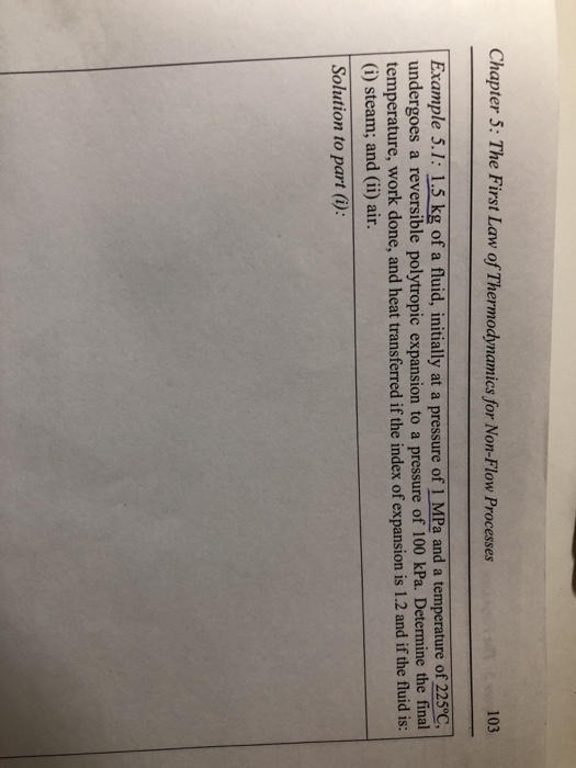 Solved Chapter 5: The First Law of Thermodynamics for | Chegg.com
