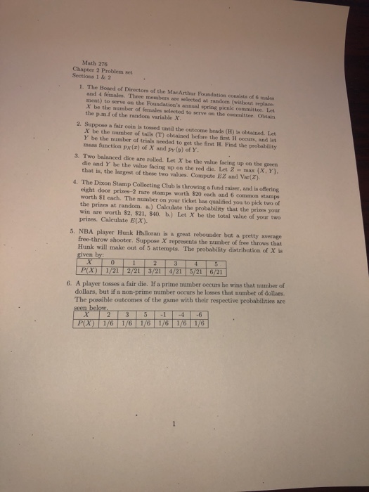 Solved Math 270 Chapter 2 Problem set Sections 1&2 1. The | Chegg.com