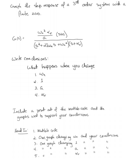 Solved order systeme with 4 a Graph the step respouse of a | Chegg.com