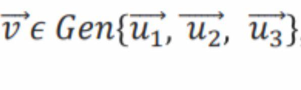 Solved V e Gen{ui, U2, U3} 43 Ŭ = (3,9,-4); ū1 = (1, | Chegg.com